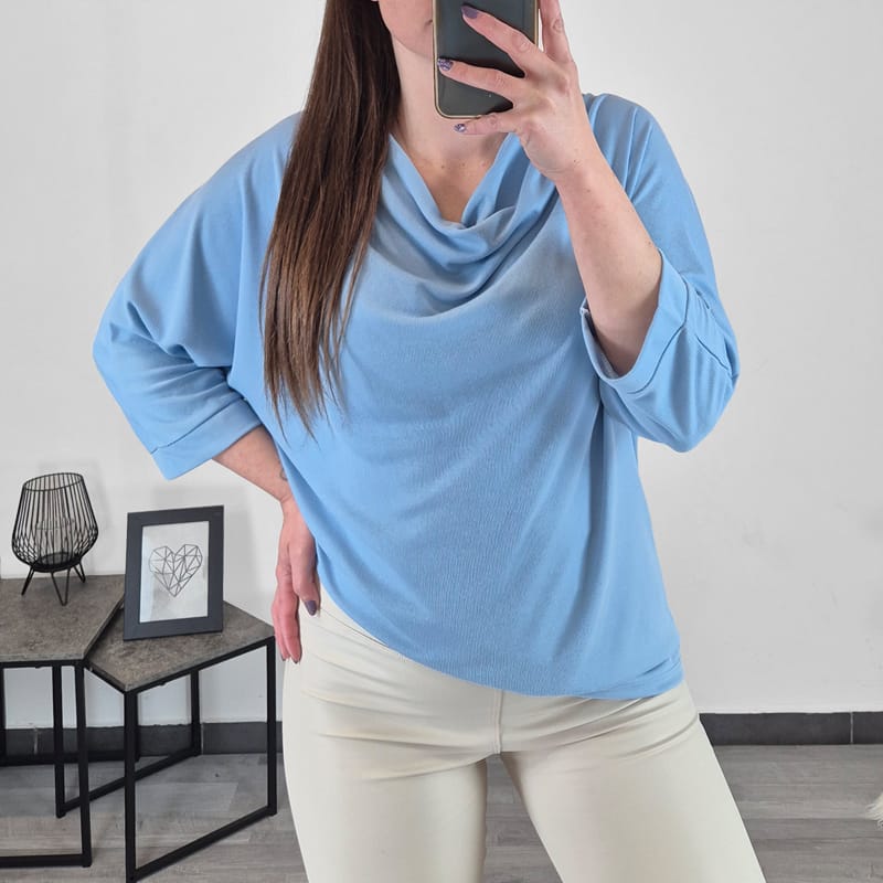 MAJICA 19029 SVETLO MODRA - Opsy.si