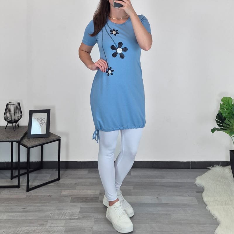 TUNIKA SENDI SVETLO MODRA - Opsy.si